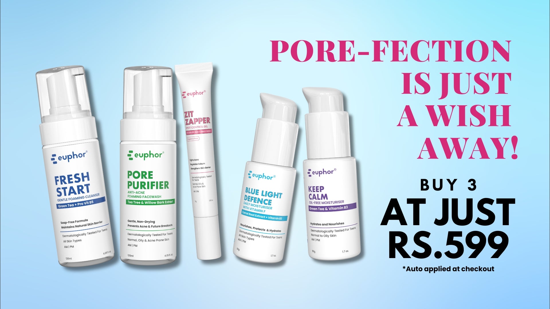 Euphor: Buy Skin Care Products For Teenagers Online At Best Prices